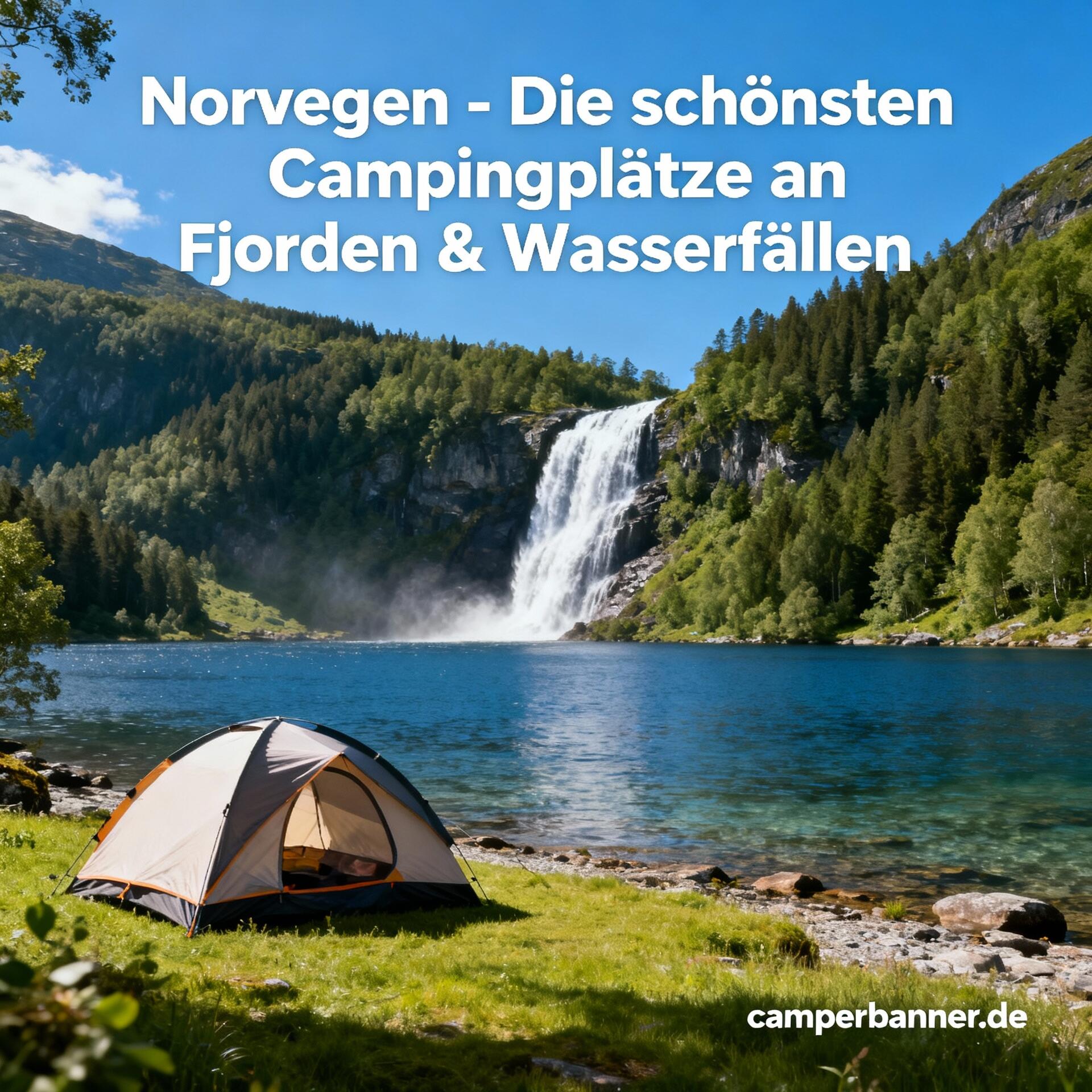 Norway - The most beautiful campsites by fjords & waterfalls | CamperBanner